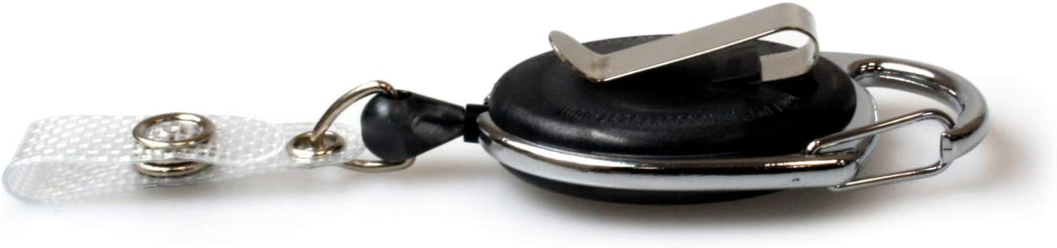 Premier Yo Yo Retractable Reel ID Card Pass Badge Holder - (Black with ...