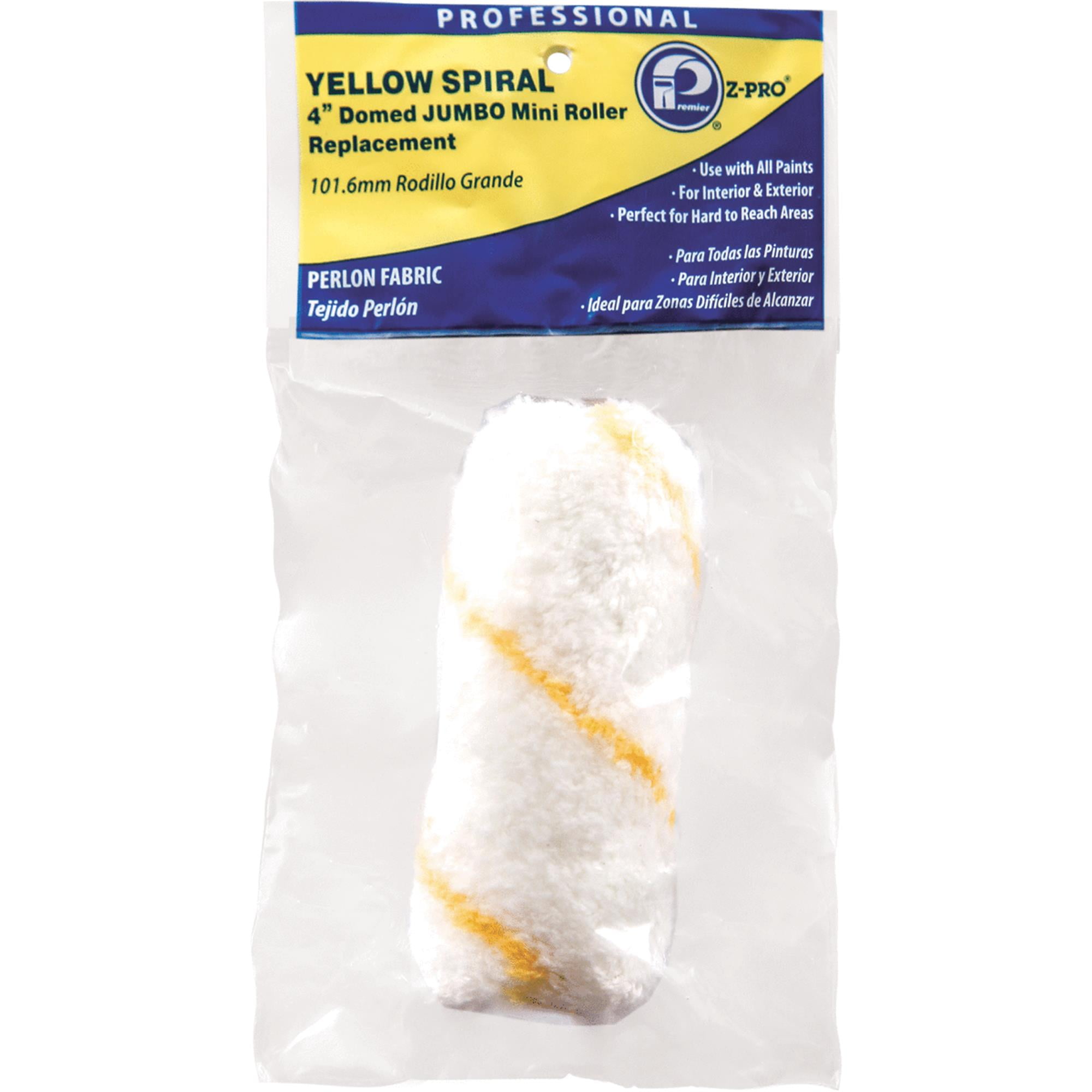 Premier Z-Pro 4 In. x 3/8 In. Yellow Spiral Perlon Woven Jumbo Mini ...