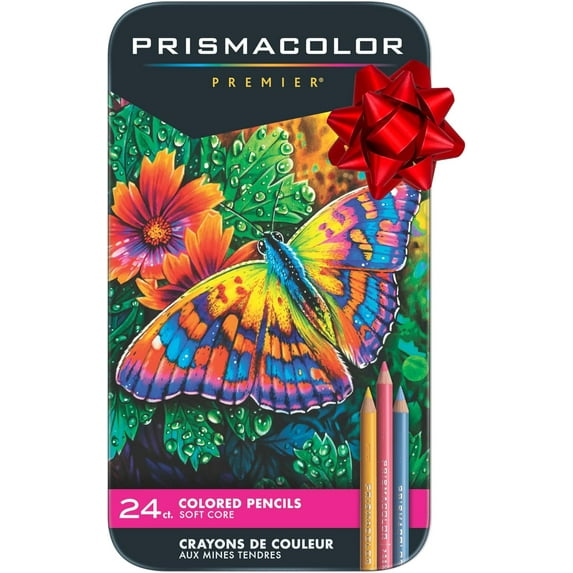 Premier colored Pencils, Soft Core, Assorted Colors, 24 Count - Durable ...