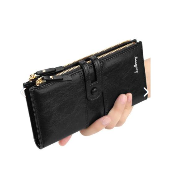 Premier woman Italian wallet black - Walmart.com