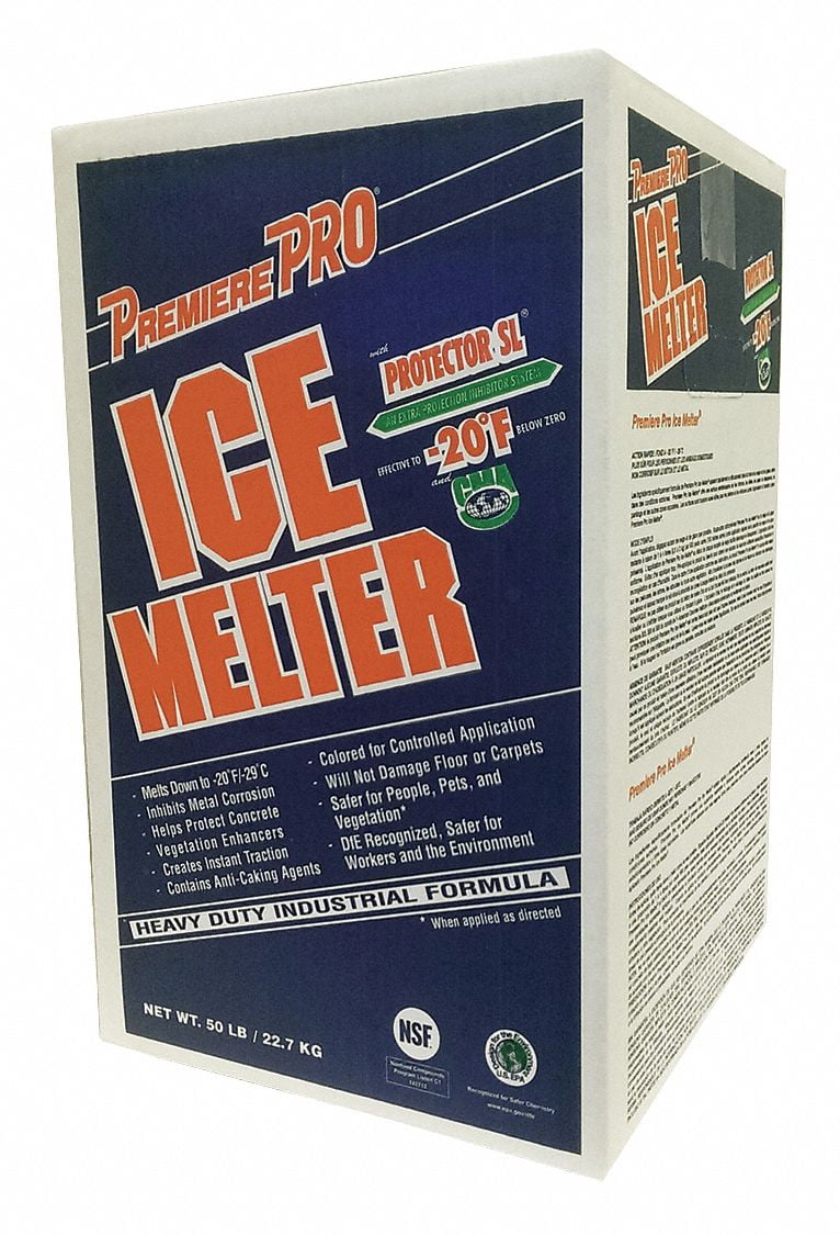 Premiere Ice Melt,Granular,50 lb.,Carton,-20 F SU050BX-GR - Walmart.com