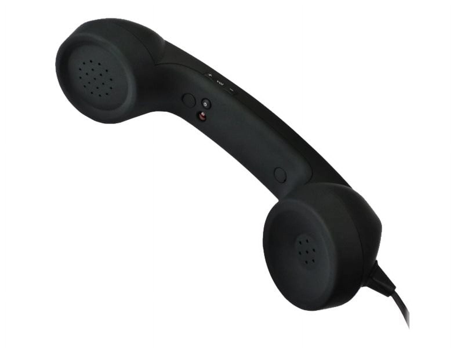 Premiertek HS-IP-BK - Handset for cellular phone, tablet - black ...