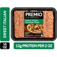 Premio Ground Sweet Italian Pork Sausage, 16 oz, 1lb Refrigerated ...