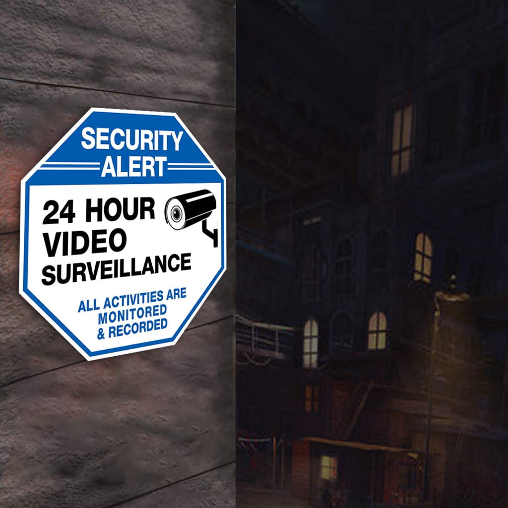 Premise 2 Reflective Address Signs for Yard with Beware of Dog Signs ...