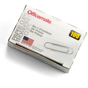 Staples Jumbo Gold Paper Clips Smooth 100/Pack (32012) 480112 - Walmart.com