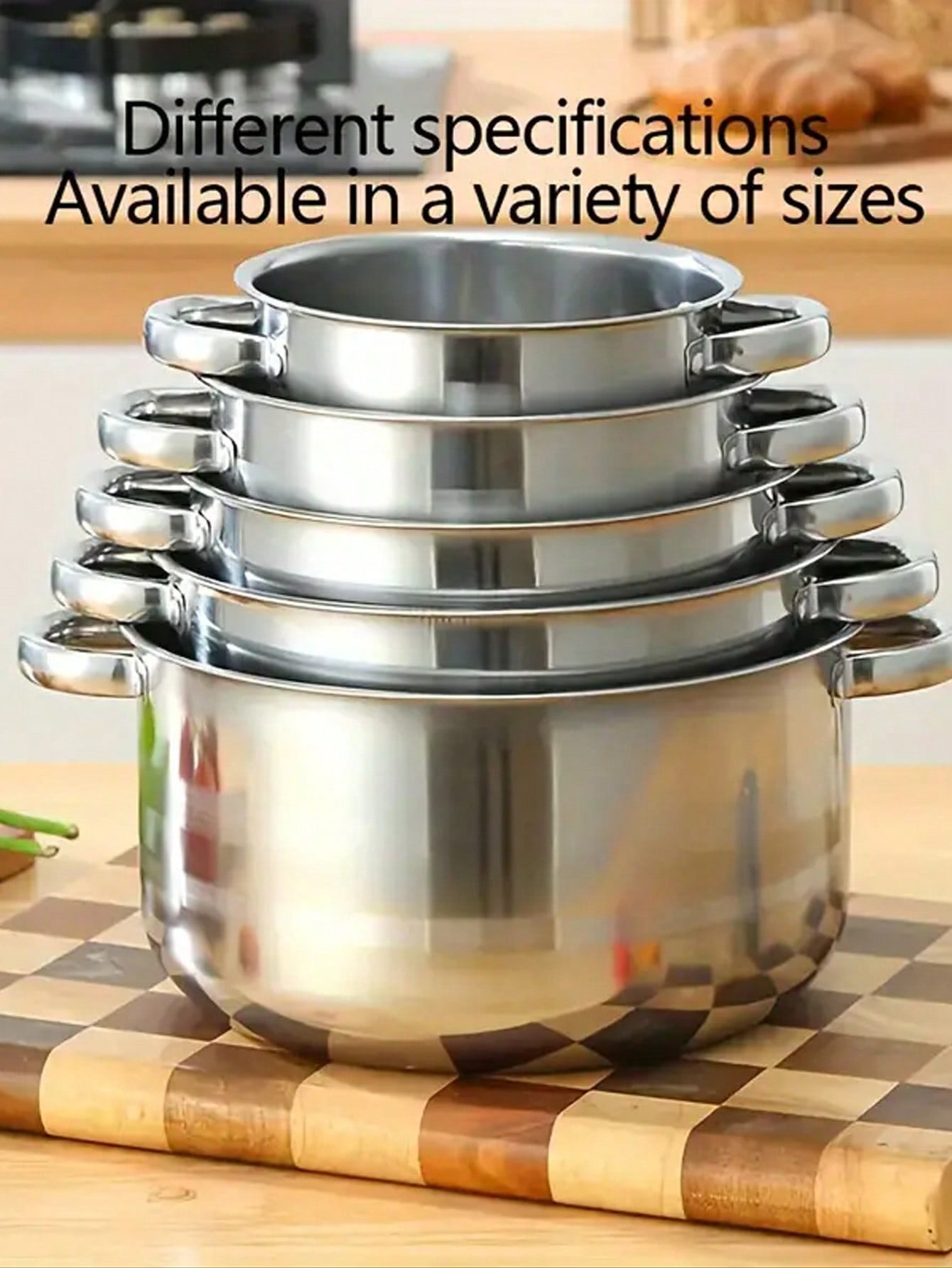 Premium 10-Piece Stainless Steel Induction Cookware Set - Non-Stick ...