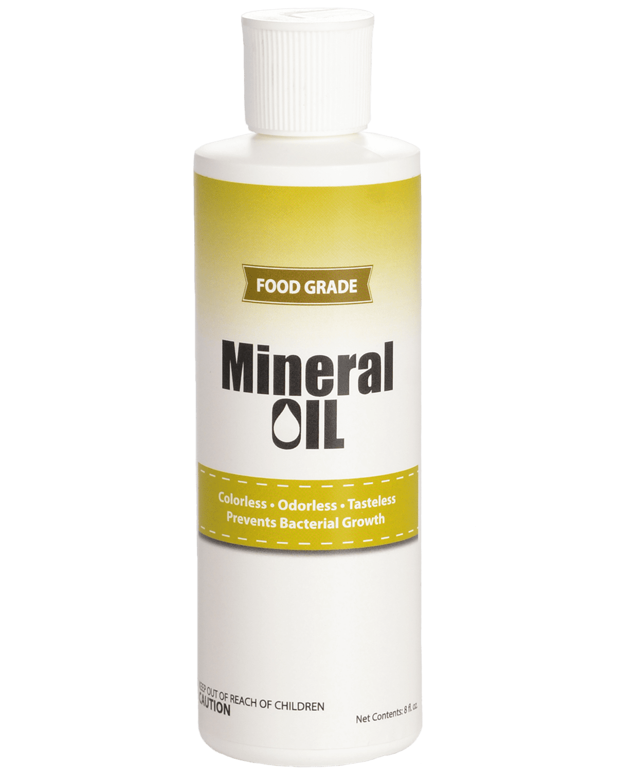 Premium 100% Pure Food Grade Mineral Oil USP, 8 ounces, NSF Approved ...