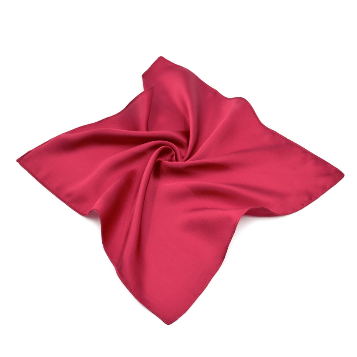 Premium 100% Pure Mulberry Silk Solid Pocket Square Handkerchief Scarf ...