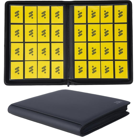 Premium 1000+ Pockets Card Binder,16 Pockets Trading Card Binder ...