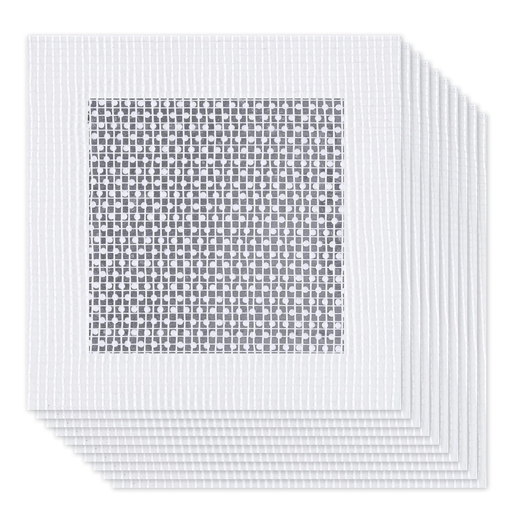 Premium, 10cm x 10cm Aluminium Drywall Repair Patch Kit 10 Piece ...