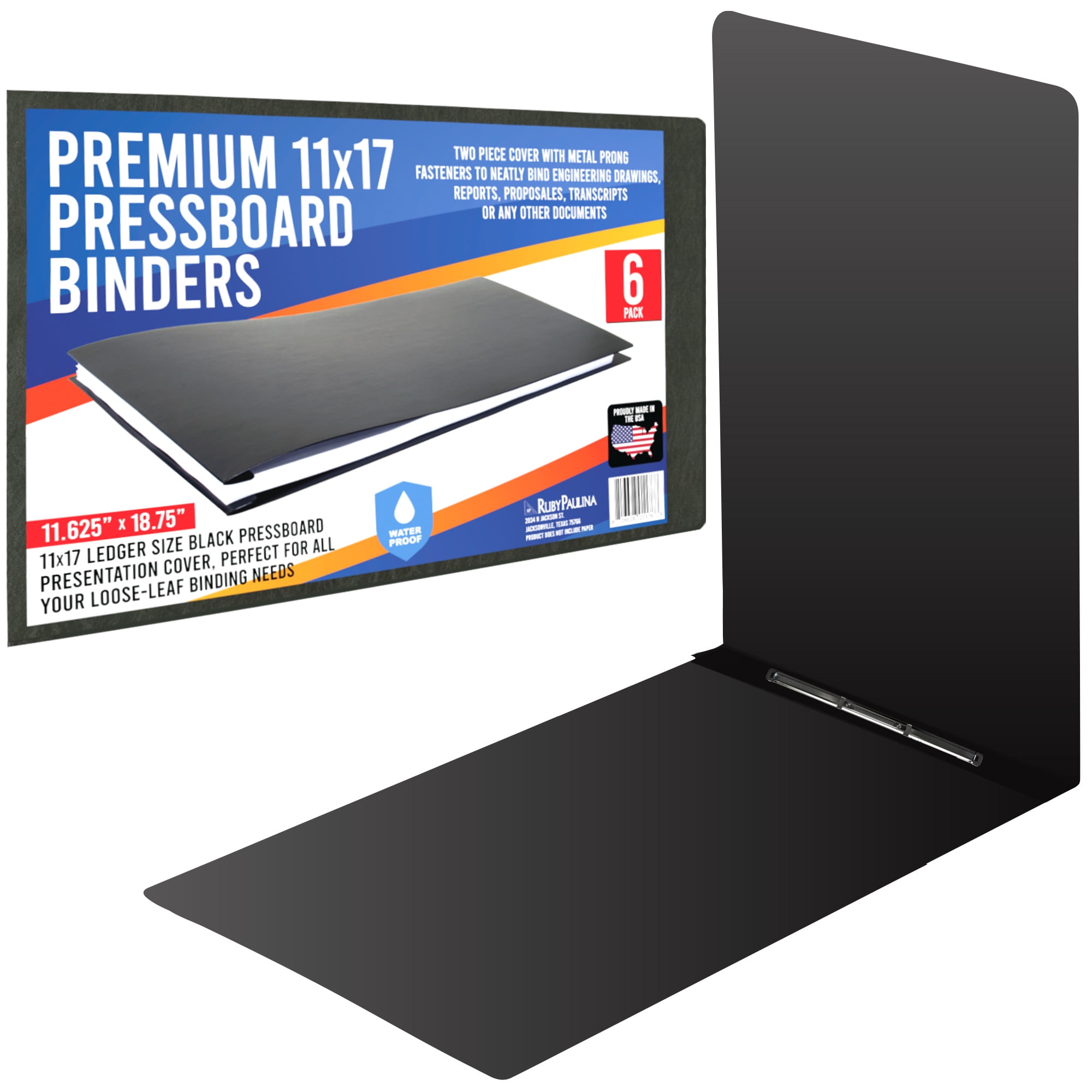 Premium 11x17 Pressboard Binder with High-Density Polyethylene - 3 ...