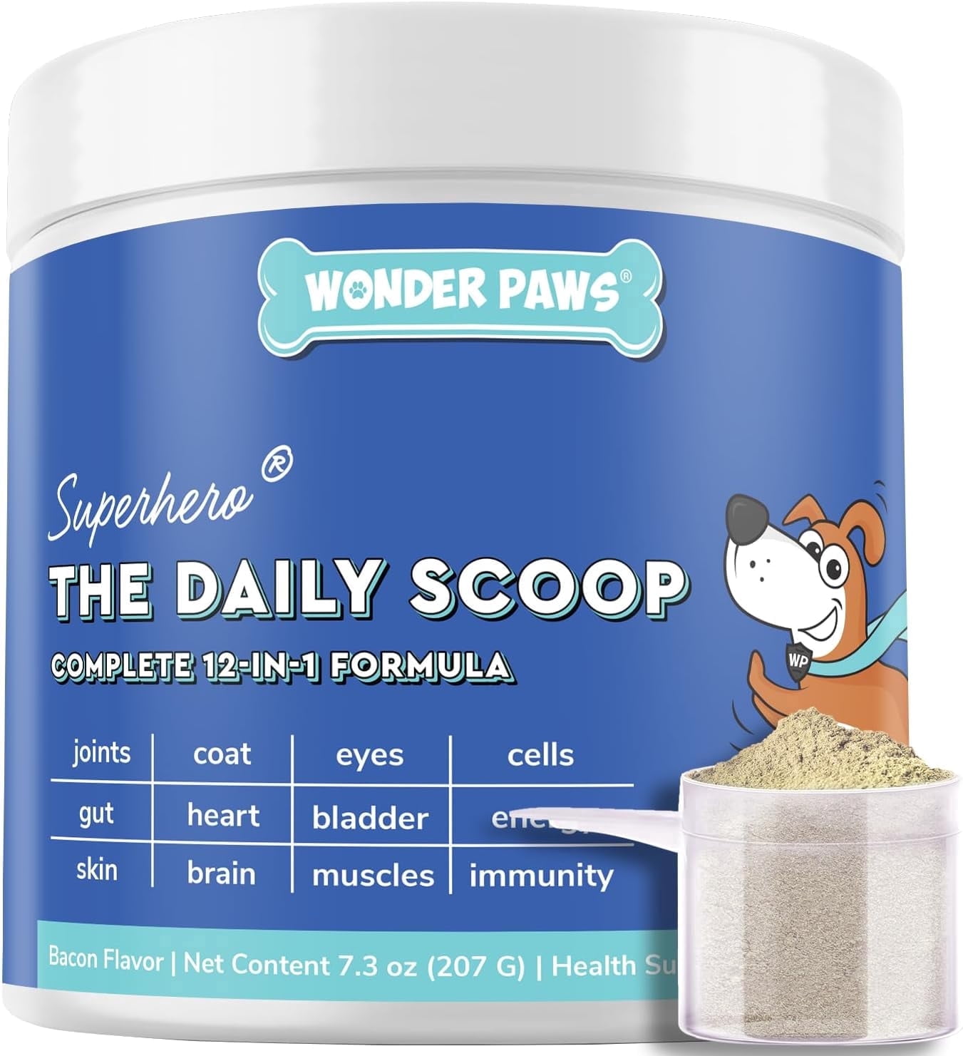 Wonder Paws, 12-in-1 Multivitamin Powder for Dogs, 7.3oz - Walmart.com