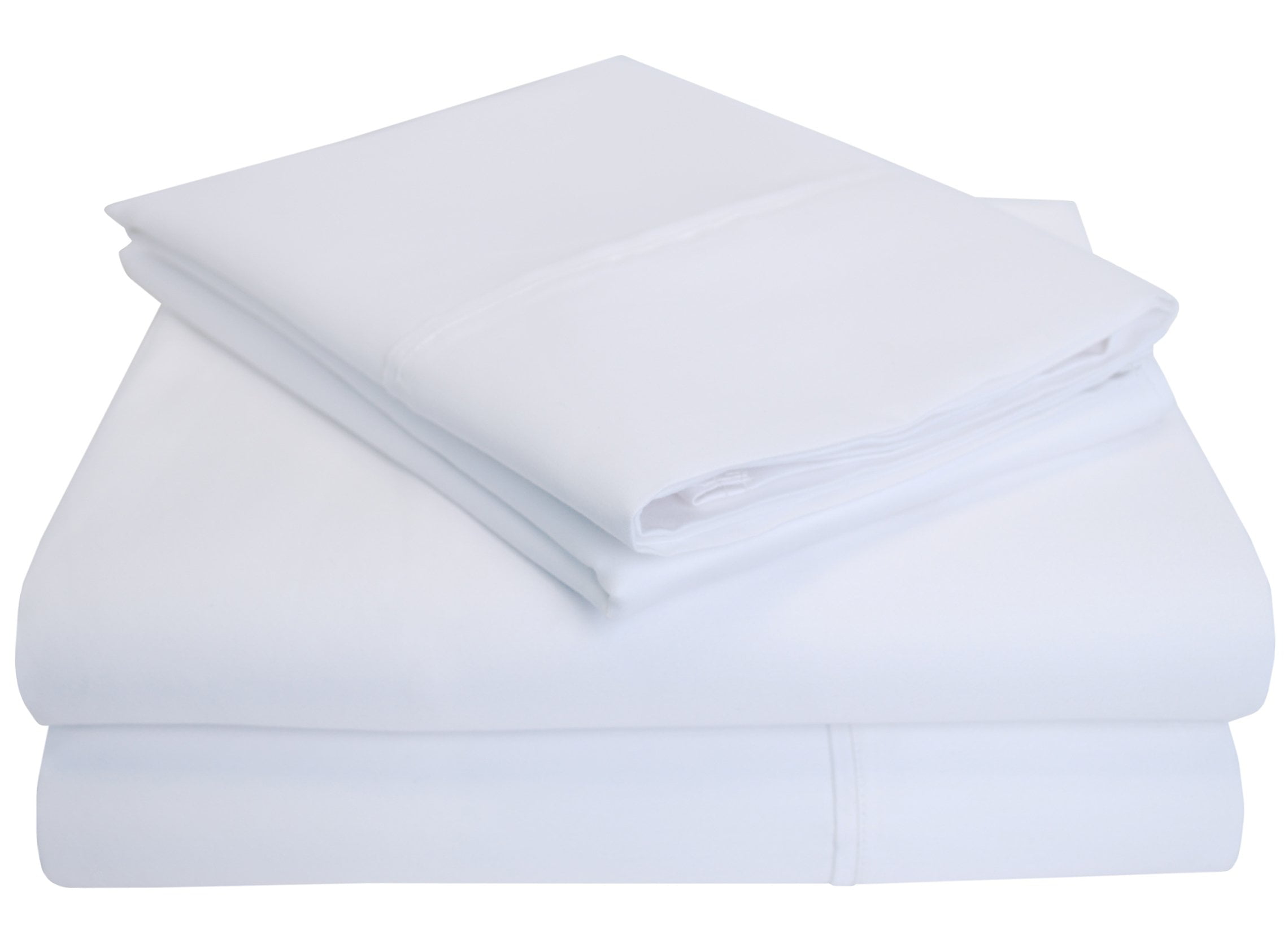 Premium 1200 Thread Count Cotton Blend Sheet Set White / Full - Walmart.com