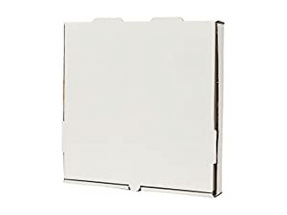 Premium 14" Pizza Box Bundle of 50 - Plain White Corrugated Cardboard ...