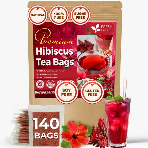 Shop Hibiscus Tea Bags Collection for Refreshing Herbal Flavors