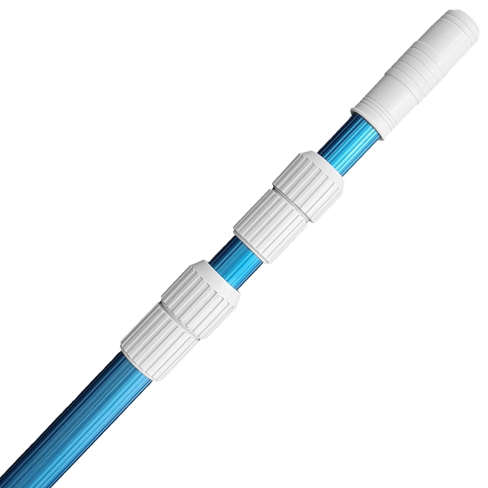 Premium 15-Foot Telescopic Pool Pole, 3-Piece Adjustable Extendable ...
