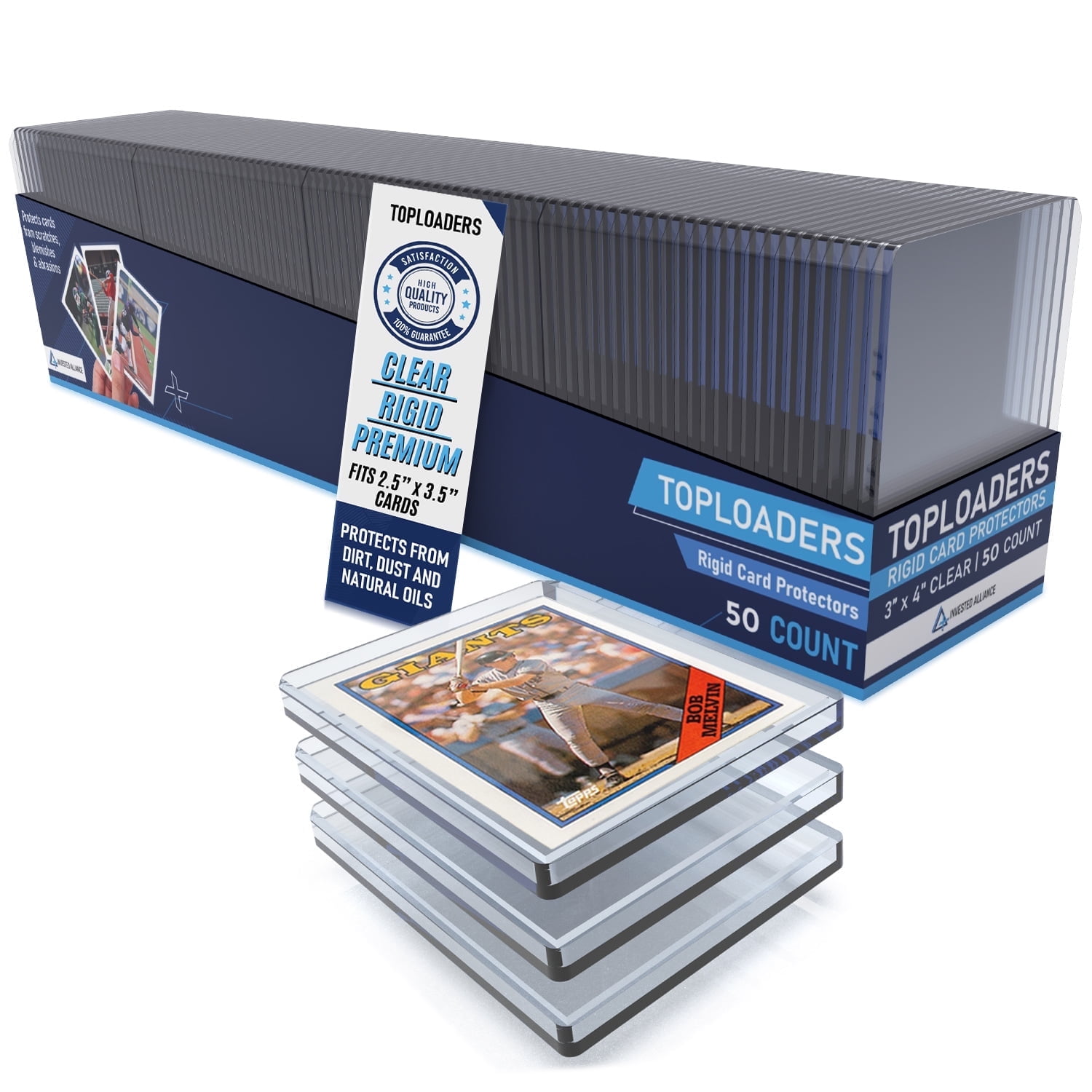 Customer reviews for Premium 180PT Top Loaders for Cards | Hard Card ...