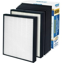 VEVA Premium HEPA Replacement Filter Including 4 Activated Carbon Pre ...