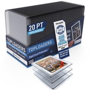 BCW Top Loaders & Clear Sleeves Pack - 100 Each, Rigid Card Protectors ...