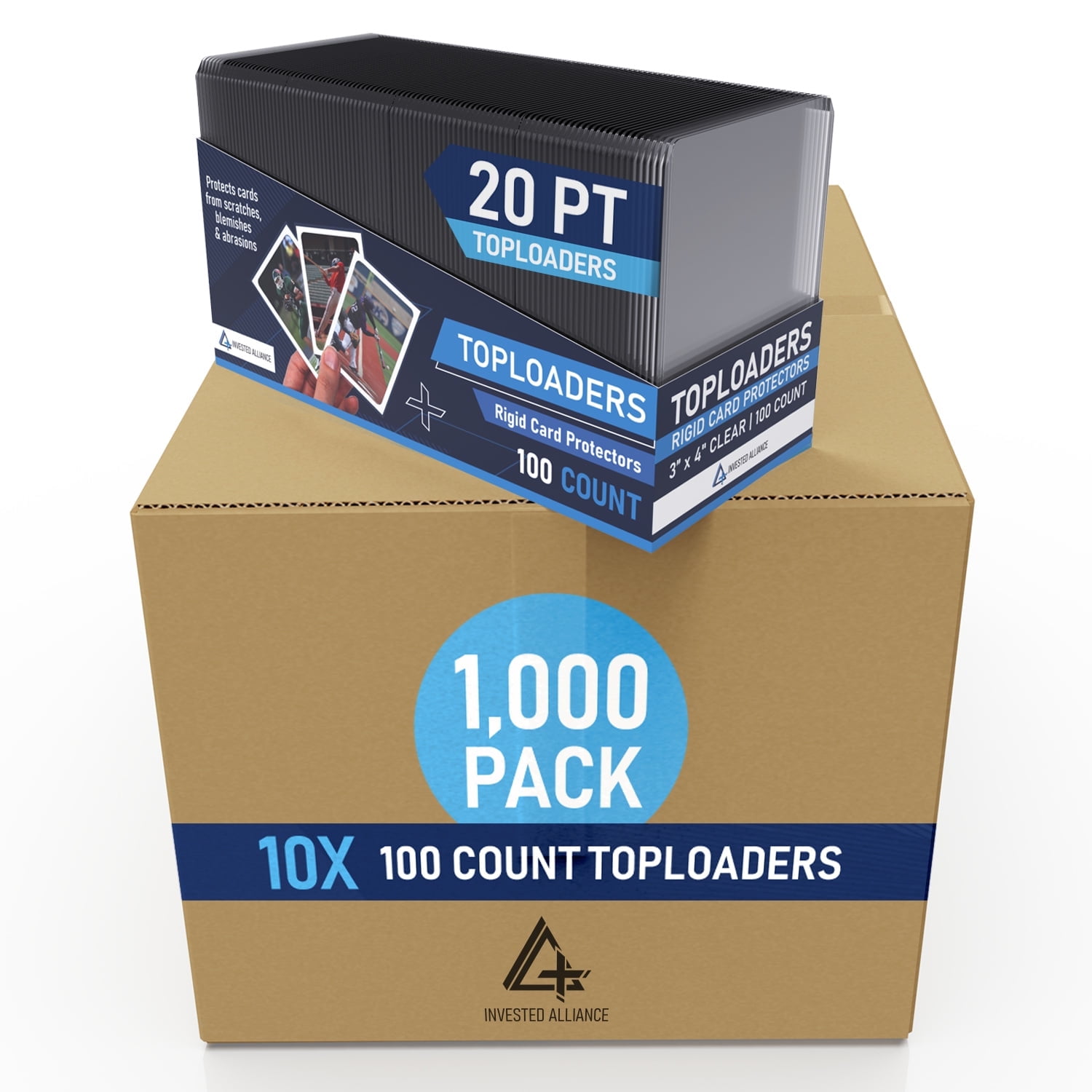 Premium 20PT Top Loaders for Cards | Hard Card Sleeves. Baseball Card ...