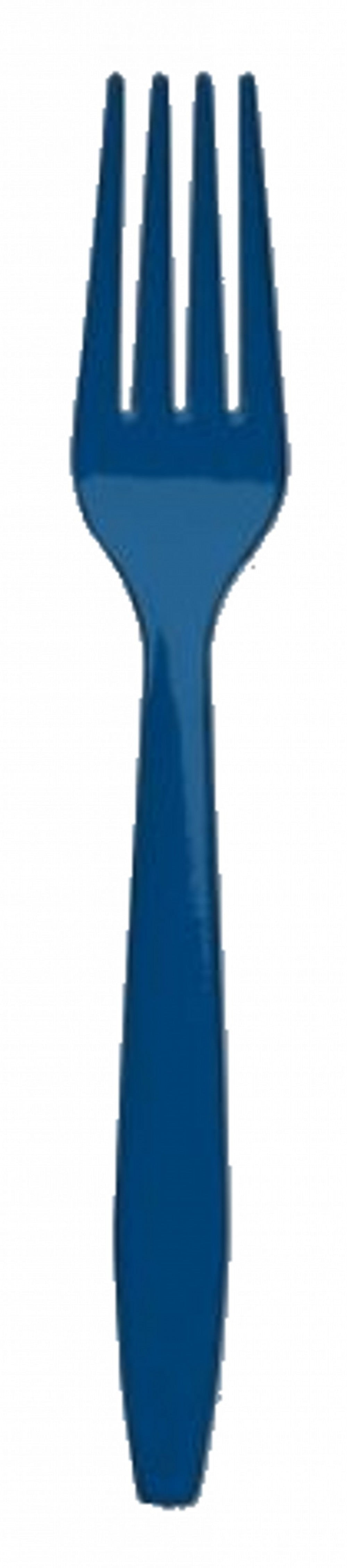 Premium 24 Count Plastic Forks - Navy Blue - Walmart.com