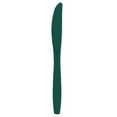 Premium 24 Count Plastic Knives - Hunter Green - Walmart.com