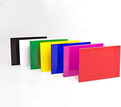 Premium 3/16 Clear Acrylic PlexiGlass Sheet Clear and Colors Avalible ...