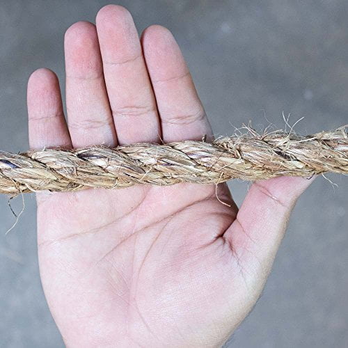 Premium 3/4-inch Manila Rope - 50 Feet - Walmart.com