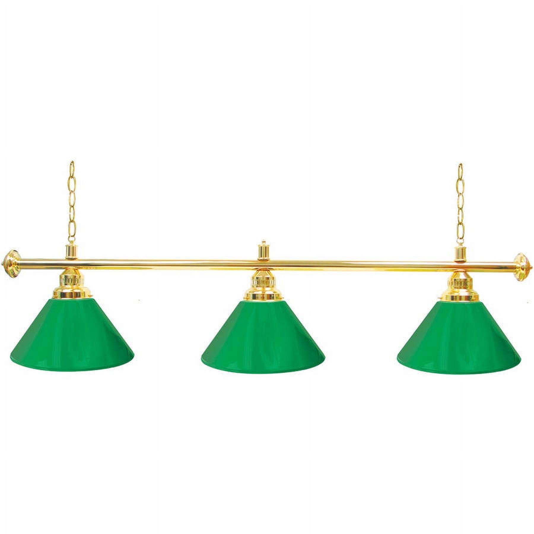 Free Shipping! Trademark Global Premium 3-Shade Billiard Lamp Green and ...