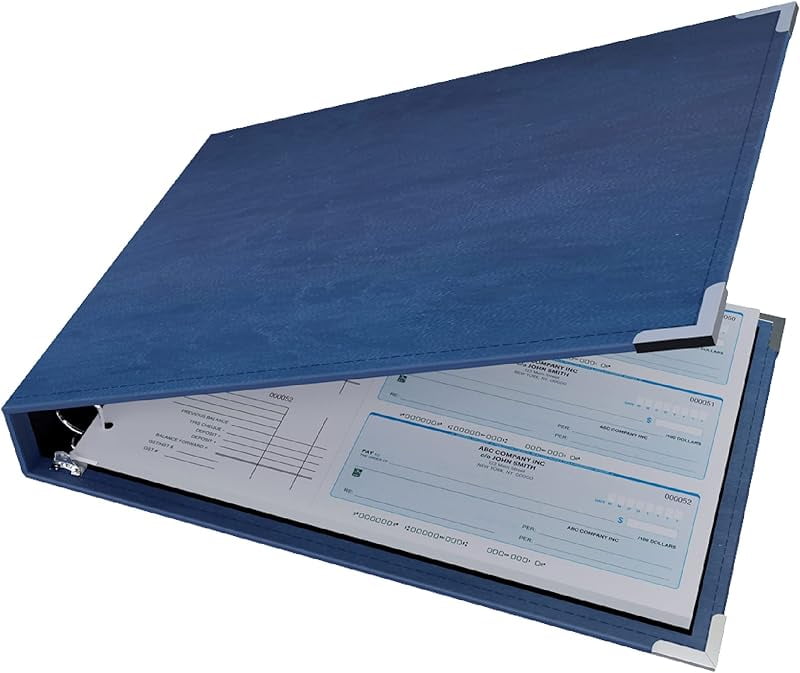 Premium 3-Up Business Checkbook Binder, Big and Small Business ...