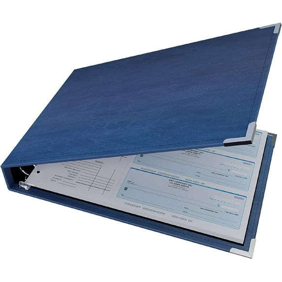 Premium 3-Up Business Checkbook Binder, Big and Small Business ...