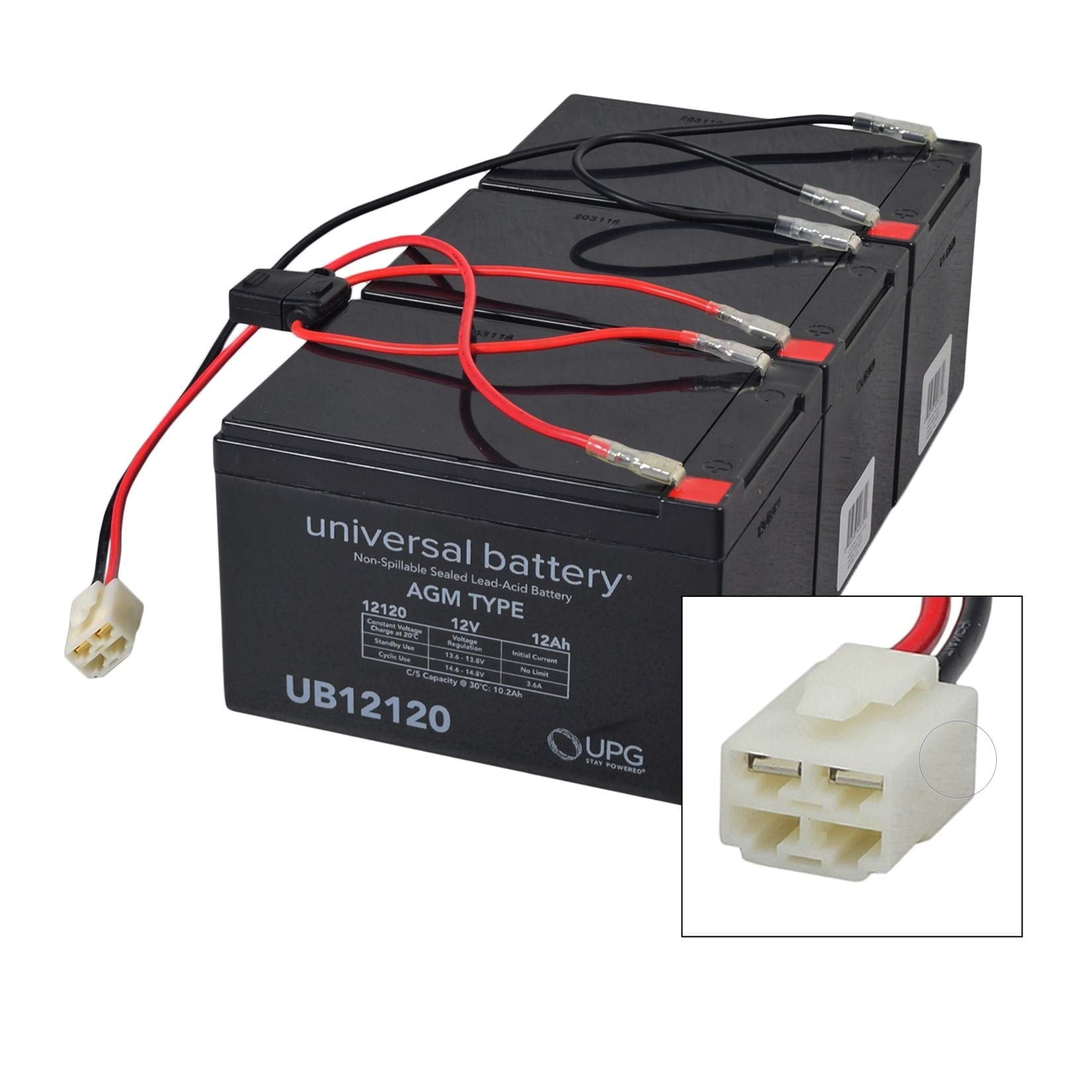 Premium 36 Volt SLA Battery Pack for the Razor Razor RSF650 Electric ...