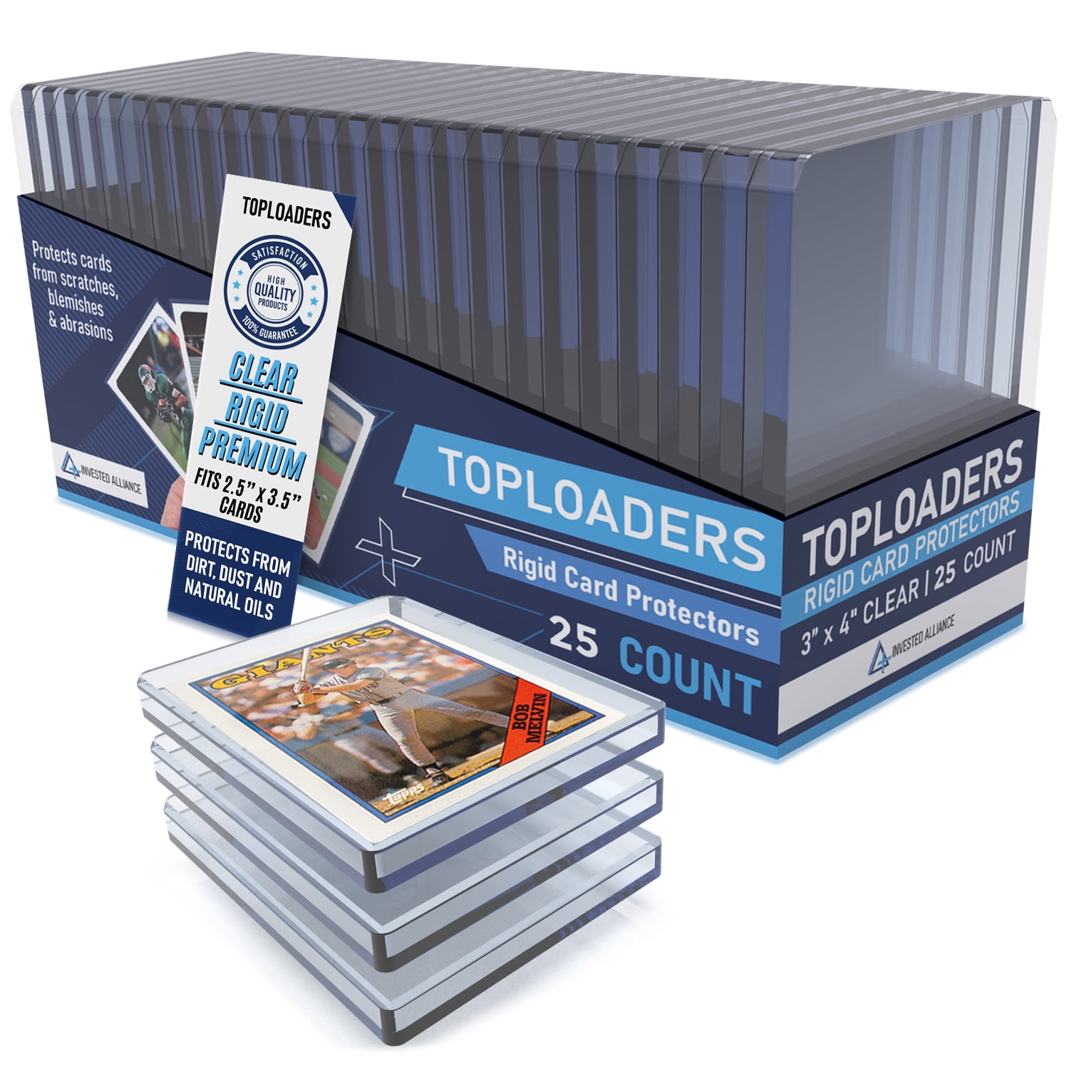 Premium 360PT Top Loaders for Cards | Hard Card Sleeves. Card ...