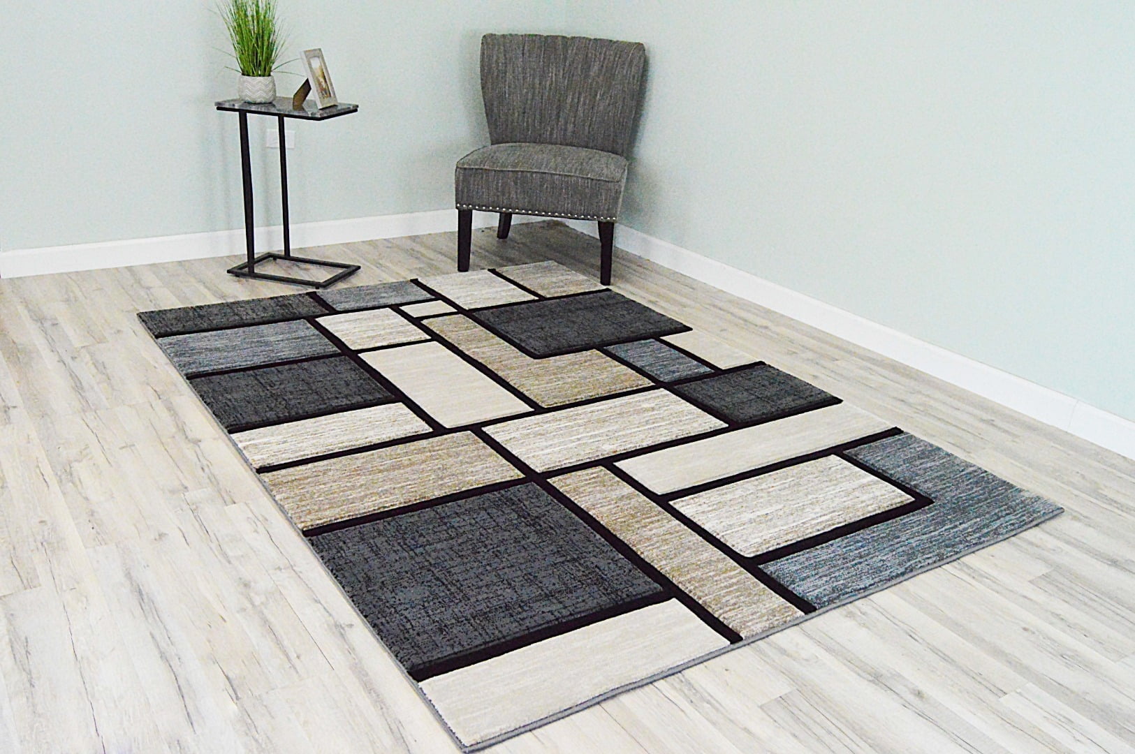 Premium 3D Hand Carved Thick Modern Contemporary Abstract Rug Design ...
