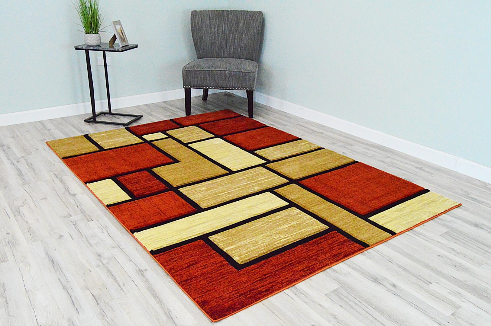 Premium 3D Hand Carved Thick Modern Contemporary Abstract Rug Design ...