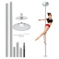Premium 45mm Dance Pole, Luxury Plated Spinning Static Dancing Pole ...