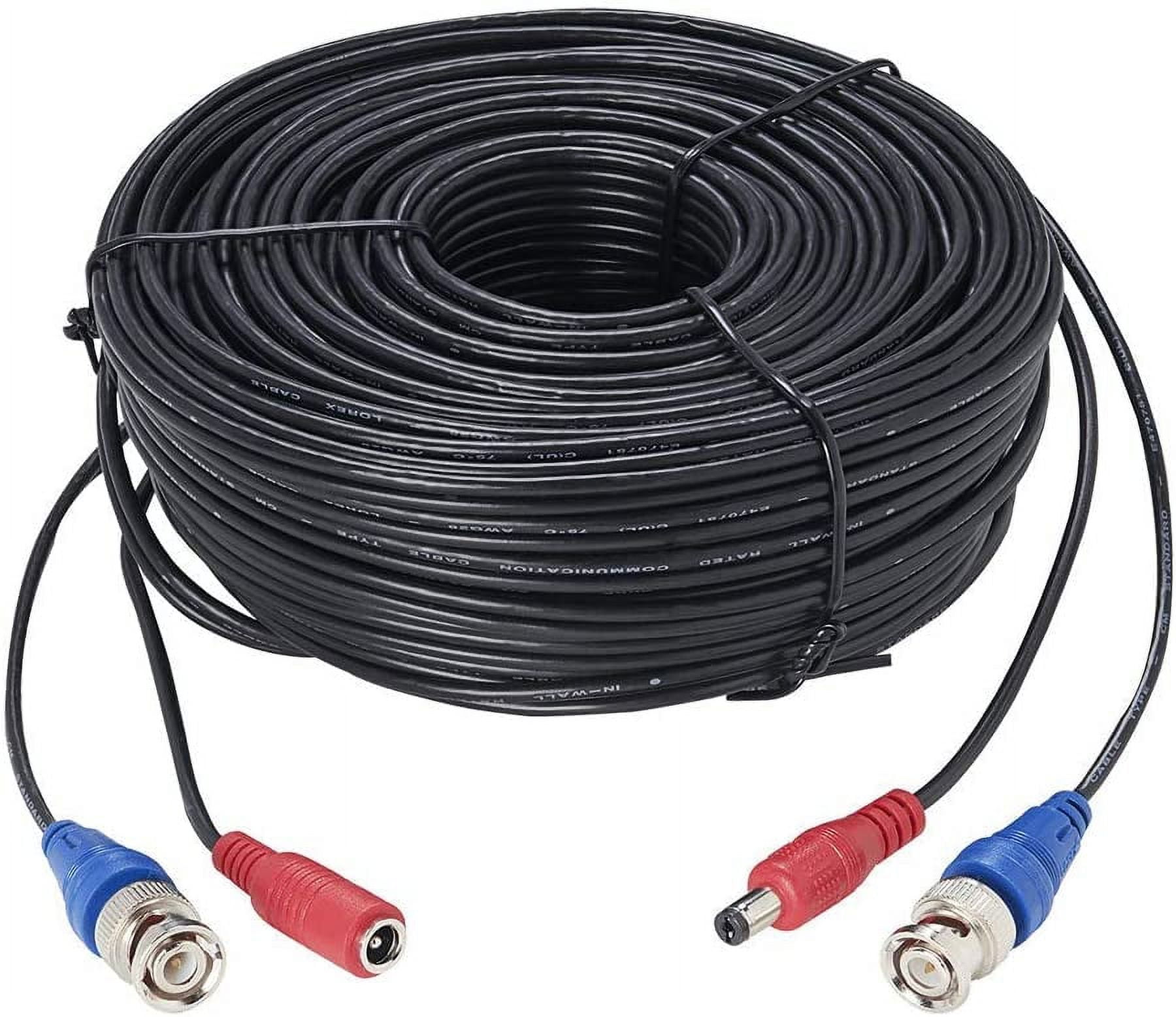 Premium 4K RG59/Power Accessory Cable, 60 Feet (18 m) | for Any Analog ...