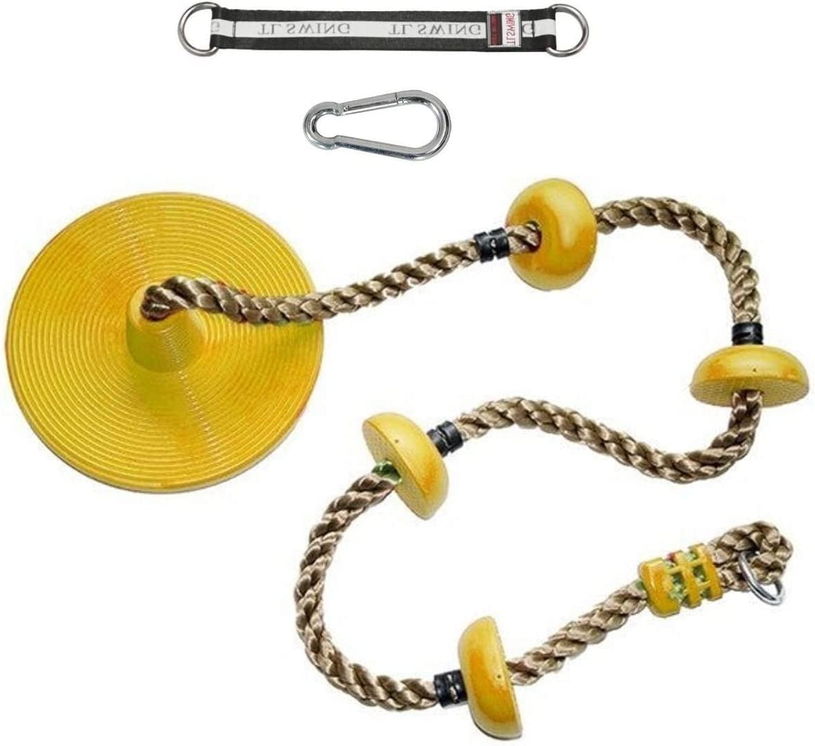 Premium 5-Star TD Climbing Rope Tree Swing Set - Adjustable Height ...