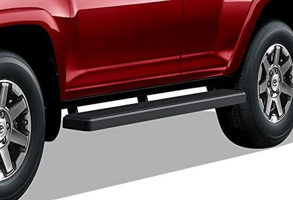 Premium 6in Black Stainless Steel Running Boards Compatible with Toyota ...