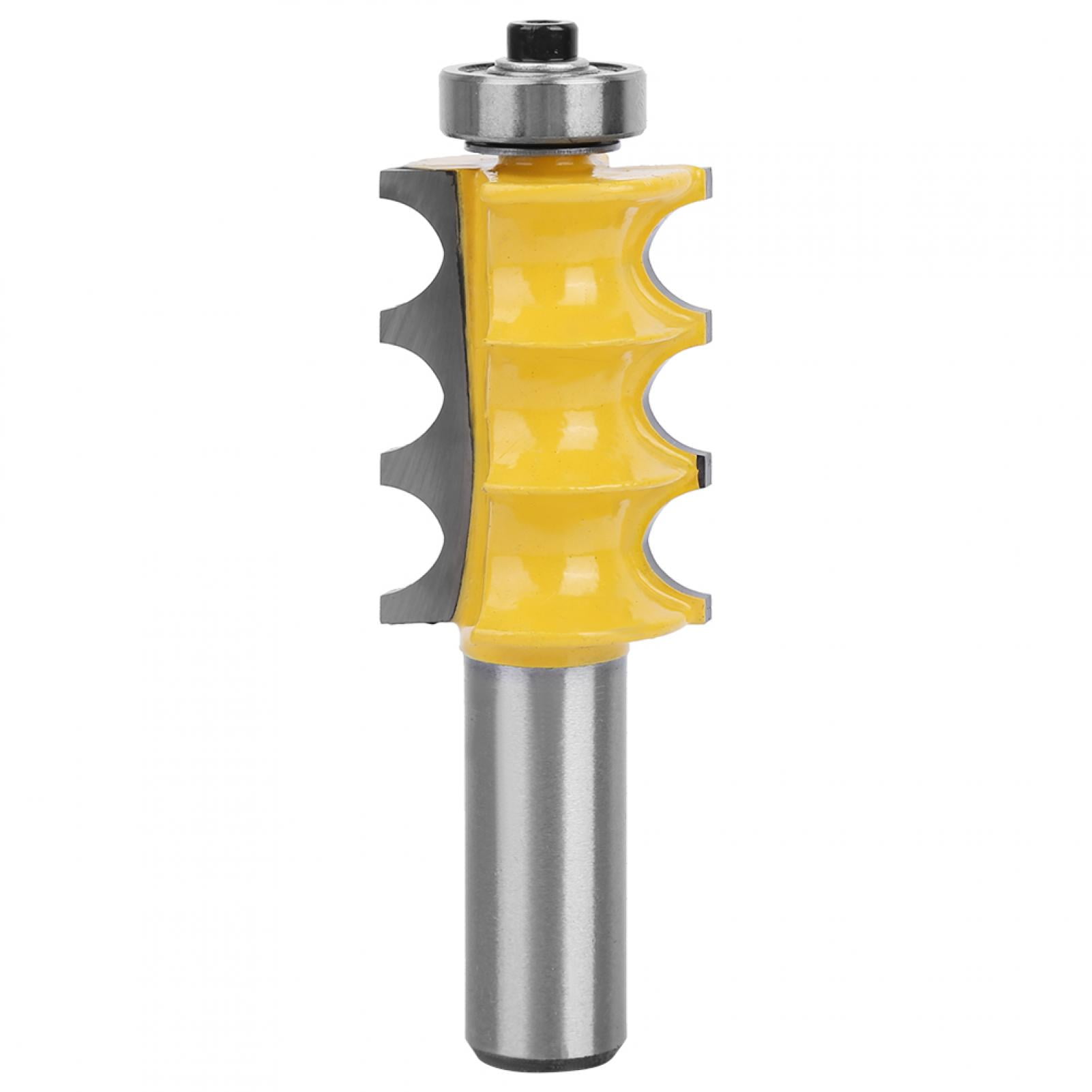 Premium 8/16 Radius Triple Bead Trim Molding Router Bit, 1/2 Shank for ...