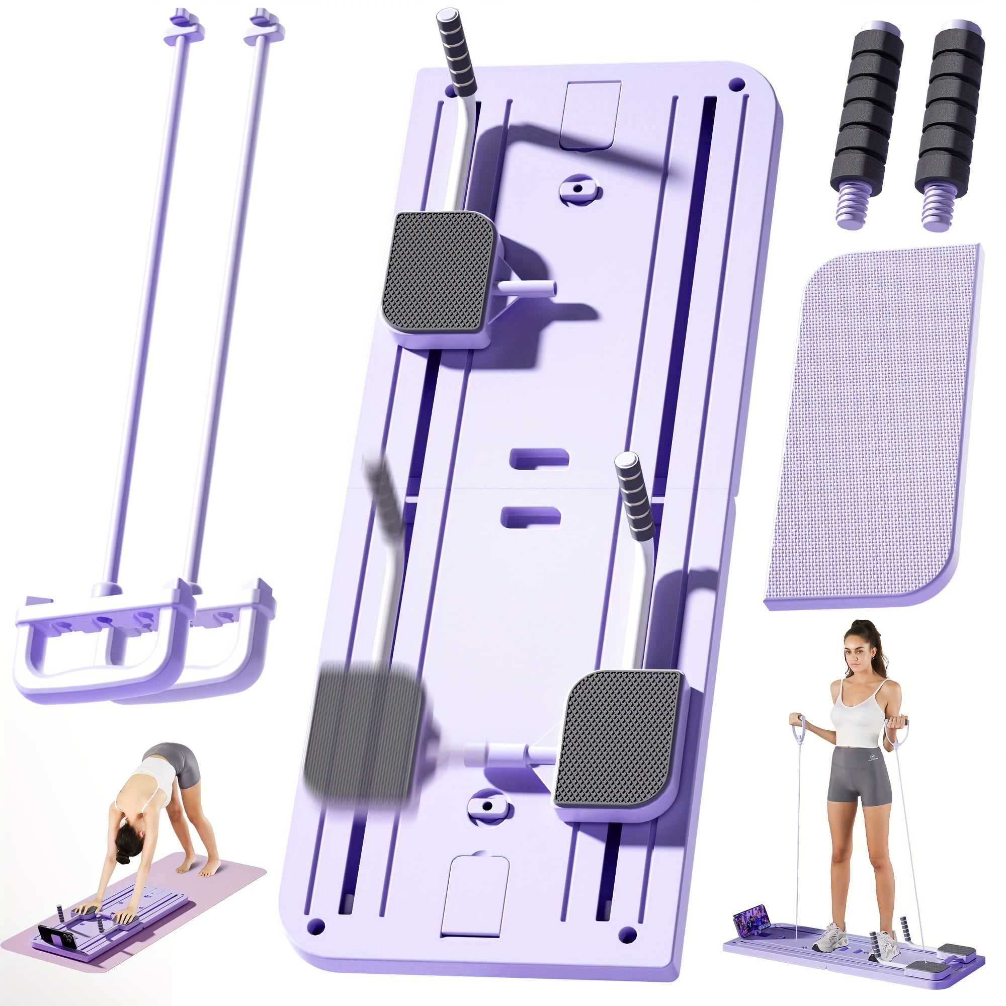 Premium 8-in-1 Ab & Push-up Board - Multi-functional Pilates Trainer ...