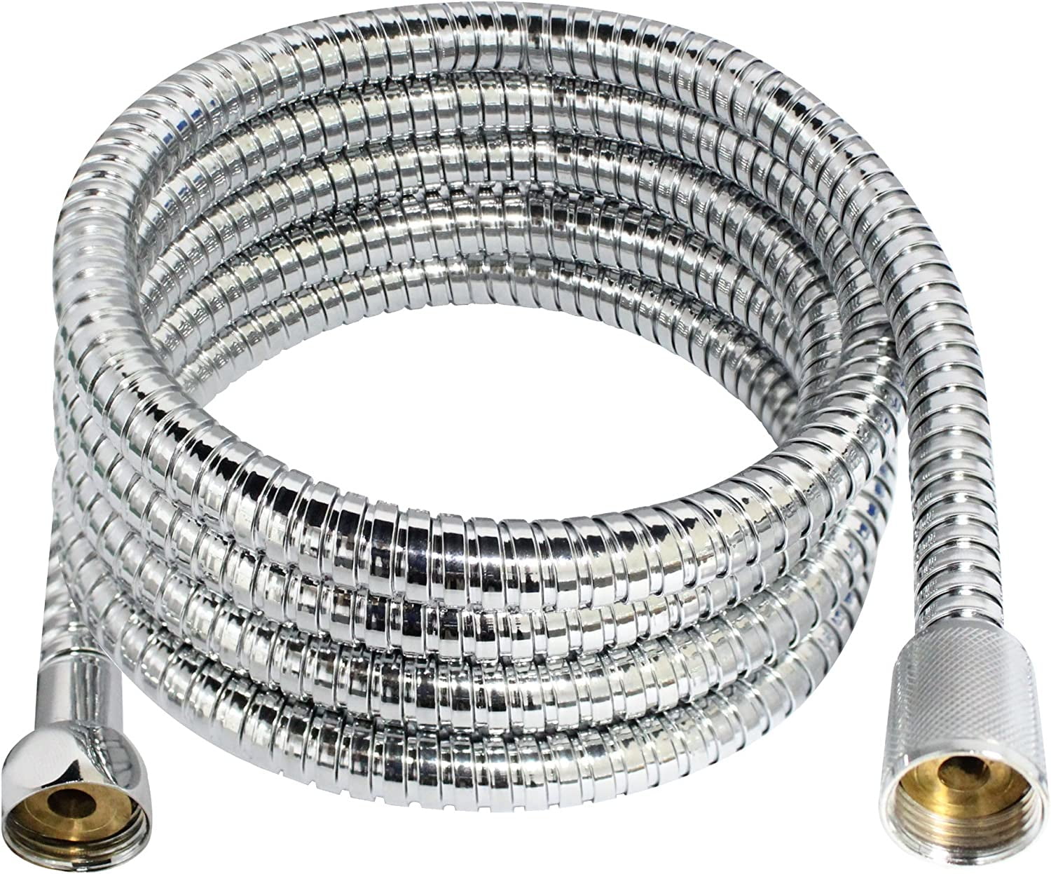 Premium 84" (7 Feet) Stainless Steel (SS304) Shower Hose with BRASS ...