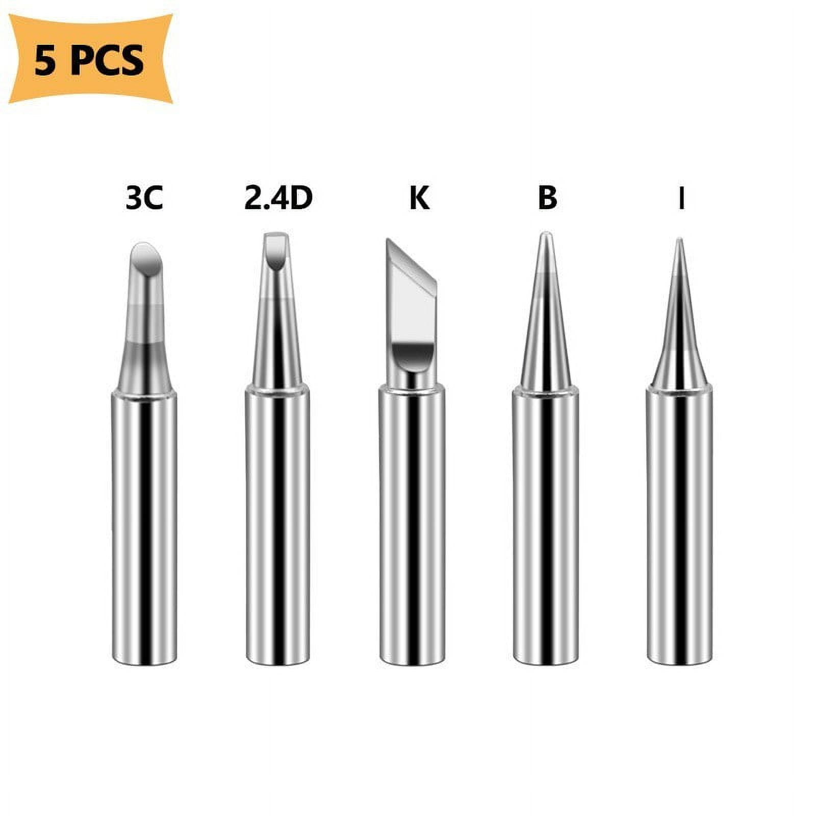 Premium 900M T Lead Free Solder Iron Tip for HAKKO 936 YIHUA Soldering Station 5pcs - Walmart.com