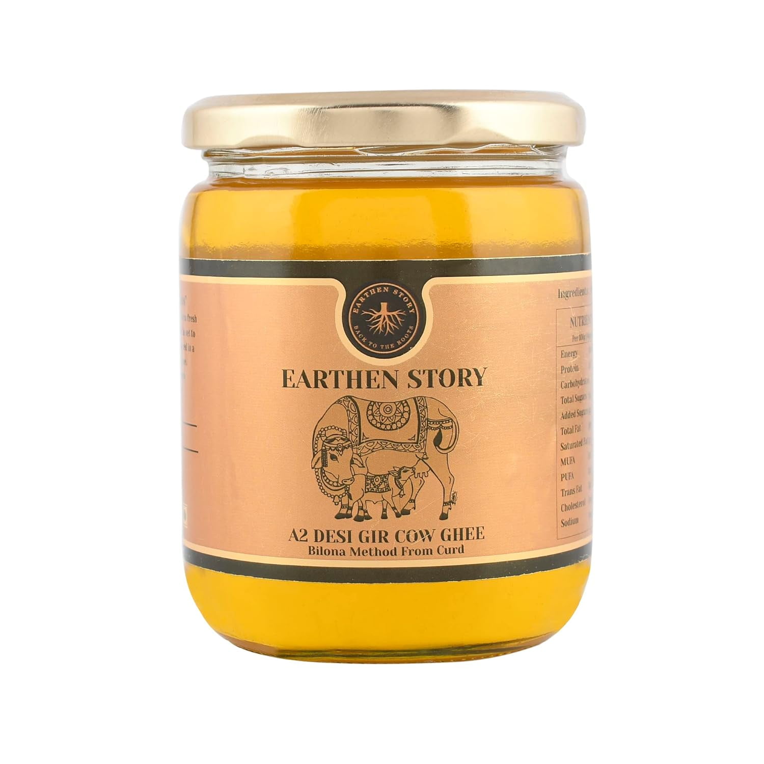 Premium A2 Cow Desi Ghee By Earthen Story | Ancient Bilona Method | Cultured Desi Ghee Good For ...