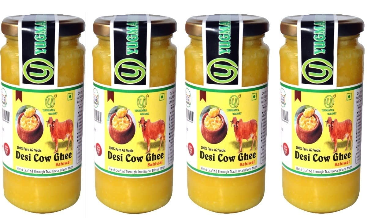 Premium A2 Danedar Desi Sahiwal Cow Ghee By Yugmantra Organic Foods | Rich In Nutrients Healthy ...