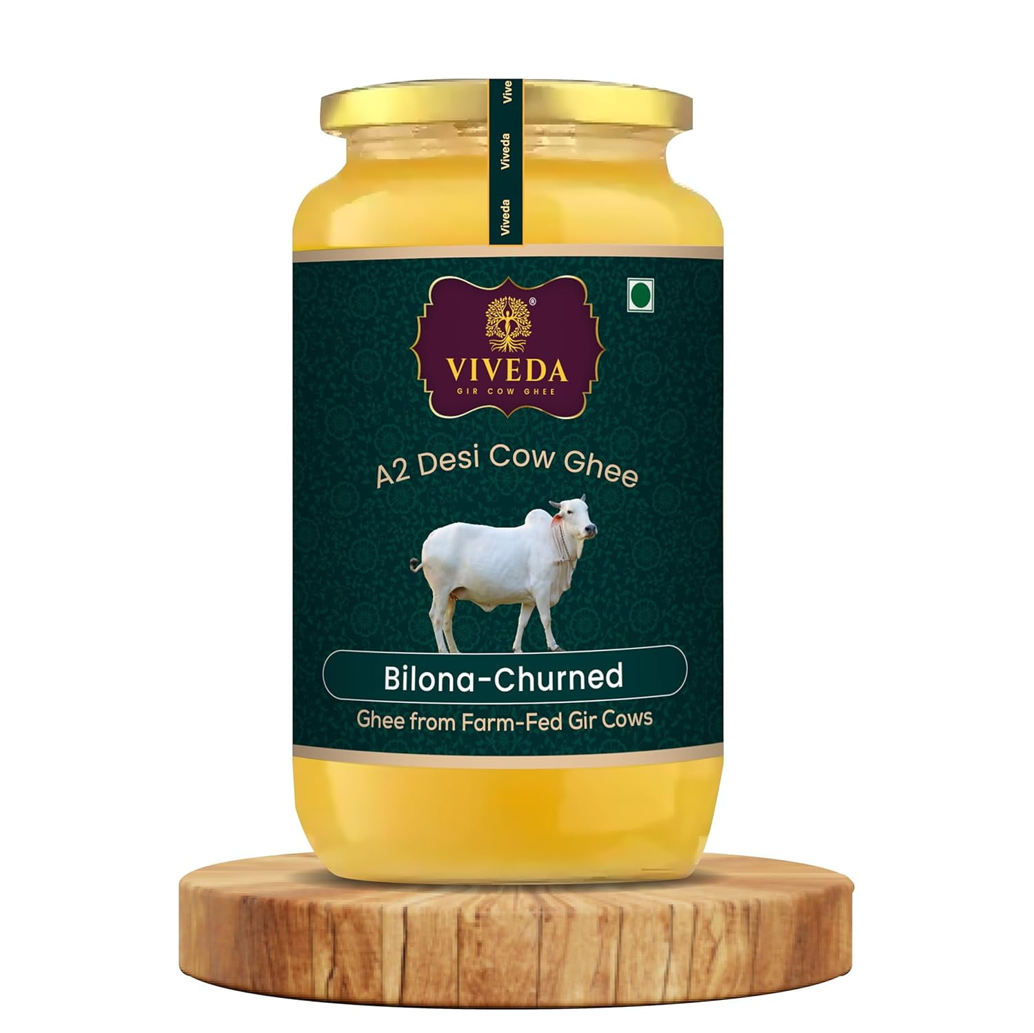 Premium A2 Desi Cow Ghee By Viveda | Hand-Churned, Traditional Bilona ...