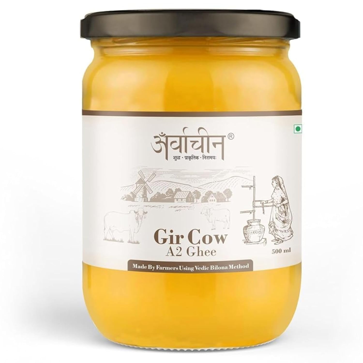 Premium A2 Gir Cow Ghee By Arvachin | Bilona Method Grassfed Cultured ...