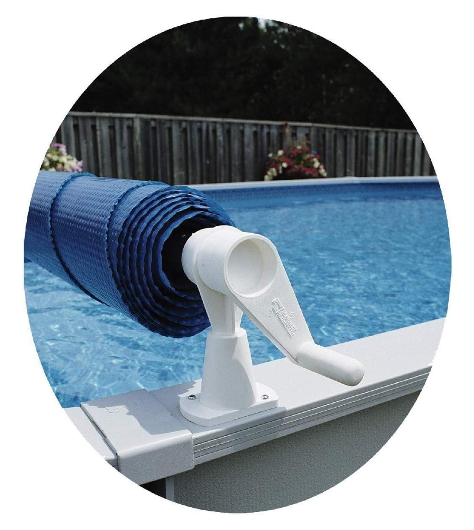 Premium Above Ground Solar Cover Reel System Ends Only | for Above Ground Pools | Fits Round and ...