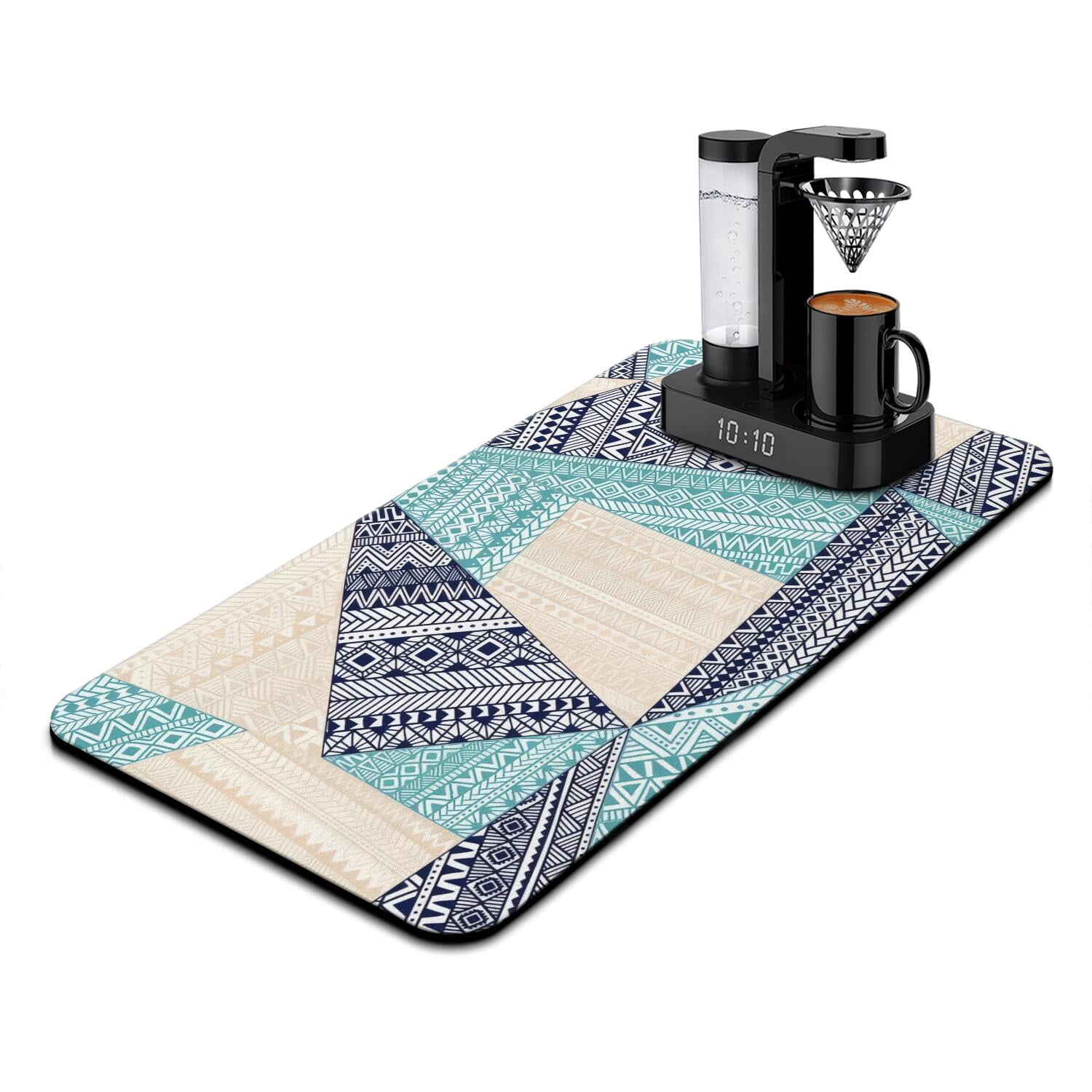 Premium Absorbent Coffee Bar Mat - Eco-Friendly 32-Layer Design with ...