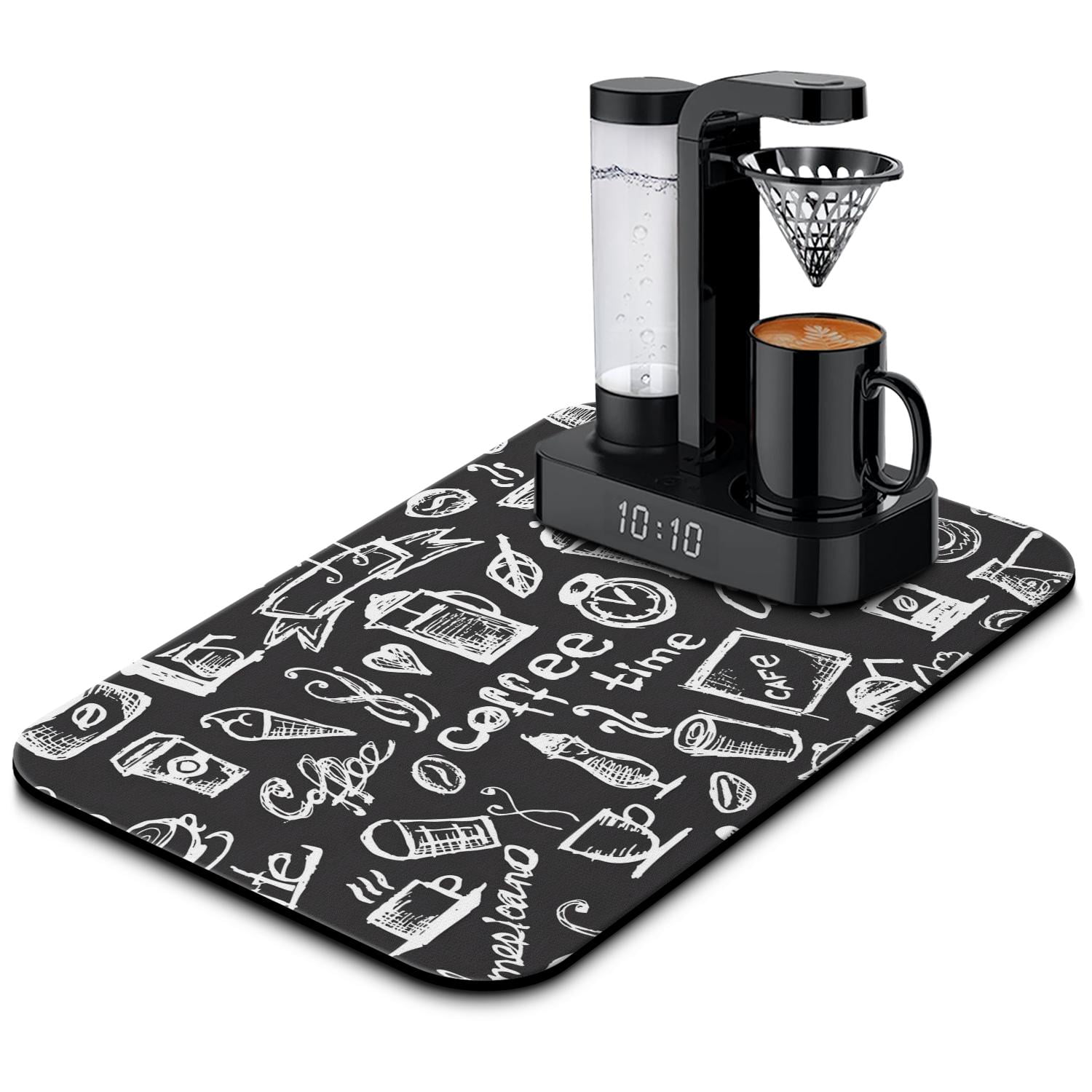 Premium Absorbent Diatom Mud Coffee Mat, 19.5x12in - Great for Coffee ...